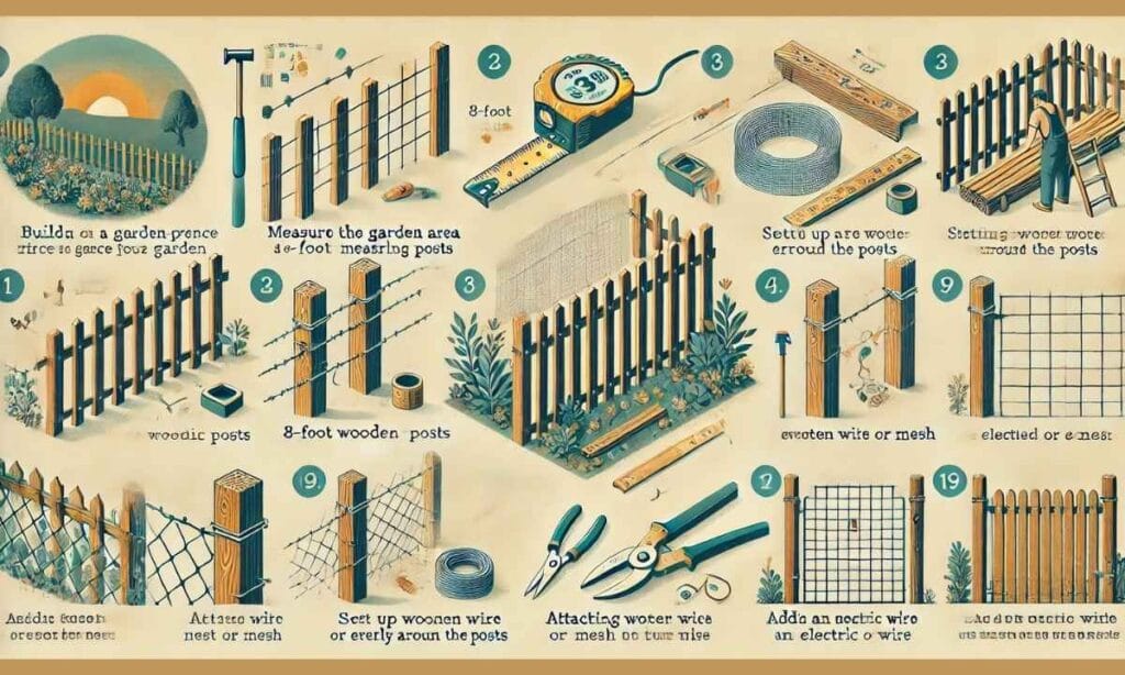 How to Build a Deer-Proof Fence Around Your Garden: A Step-by-Step Guide