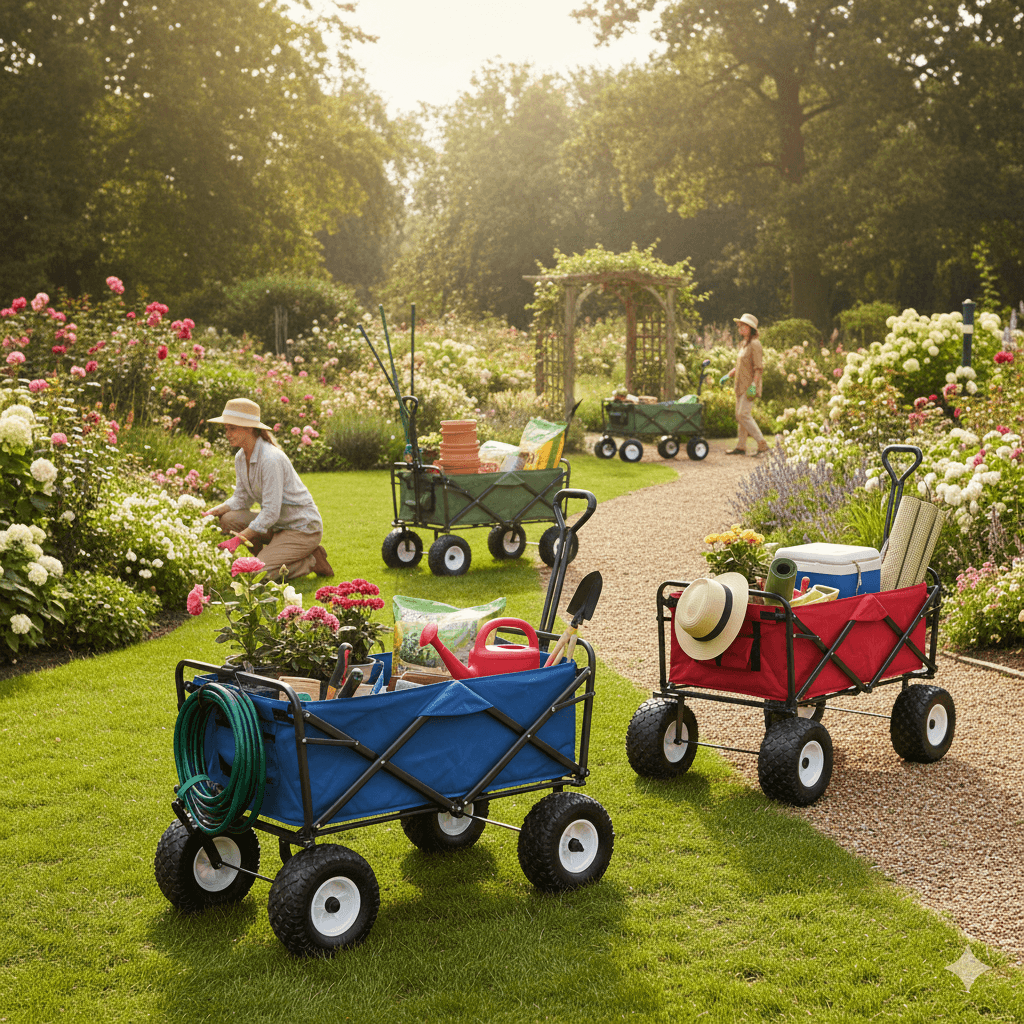 Expert-Recommended Foldable Garden Carts 7 Top Picks